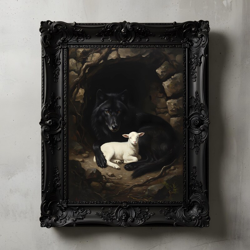 Biblical Painting Sheep - Etsy