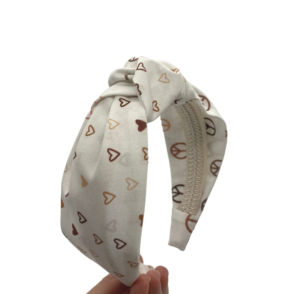 Peace Sign Headband - Etsy