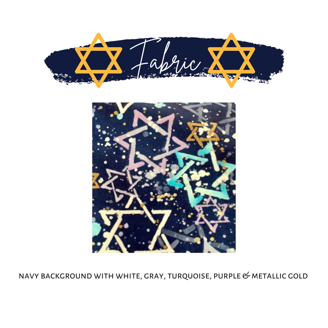 Hanukkah Headband - Jewish Headband - Star of David Top Knot | Women or ...