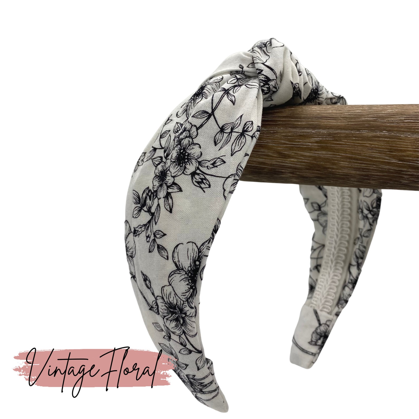 Black & White Headbands, Top Knots | Floral or Music Headbands | Women ...