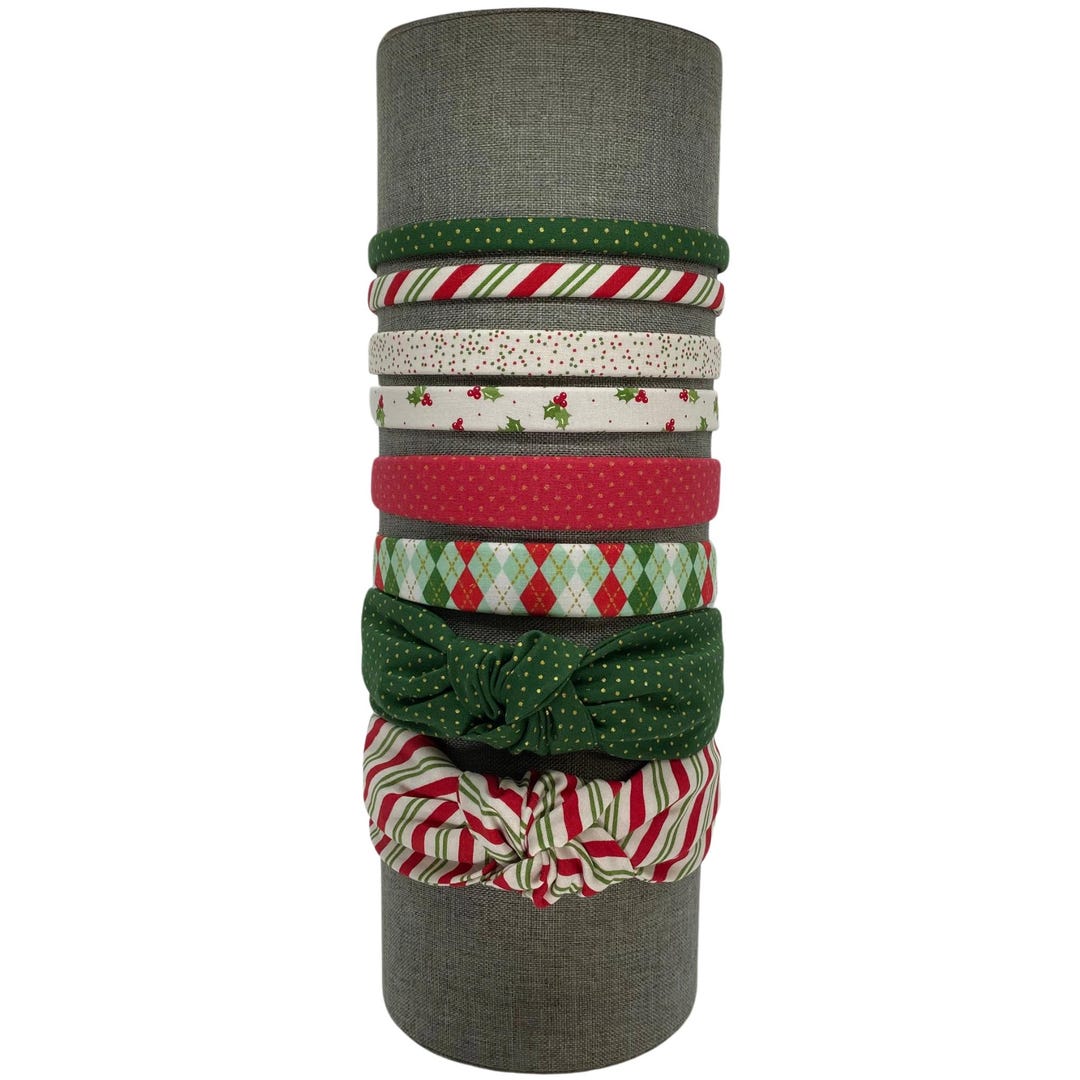 Christmas Headbands and Top Knots | Holiday Hairbands for Women or ...