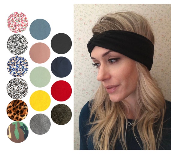 Twist Headband With Buttons For Mask Ear Saver For Women Etsy