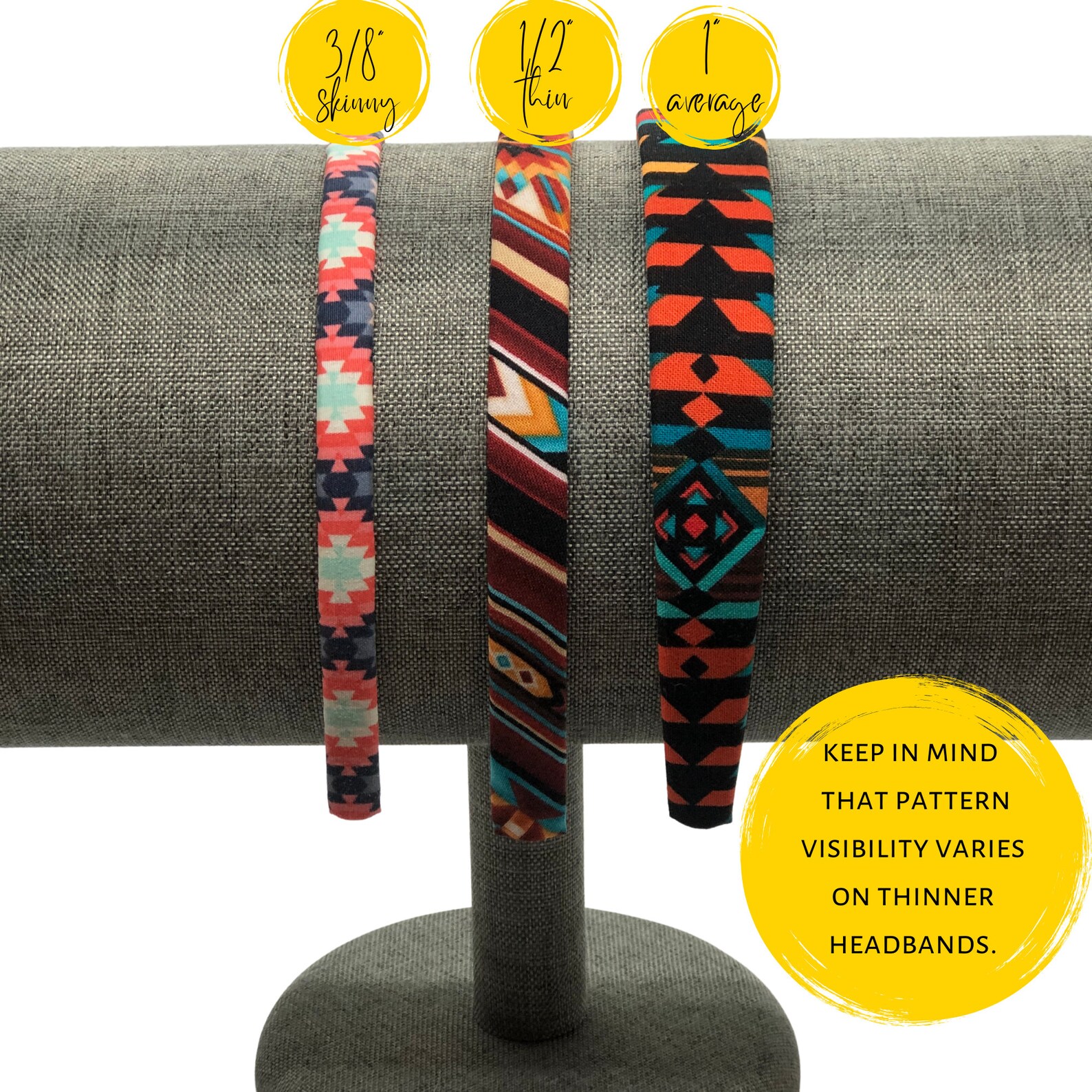 Aztec Headbands | Southwest Hair Bands: Women or Girls - Etsy