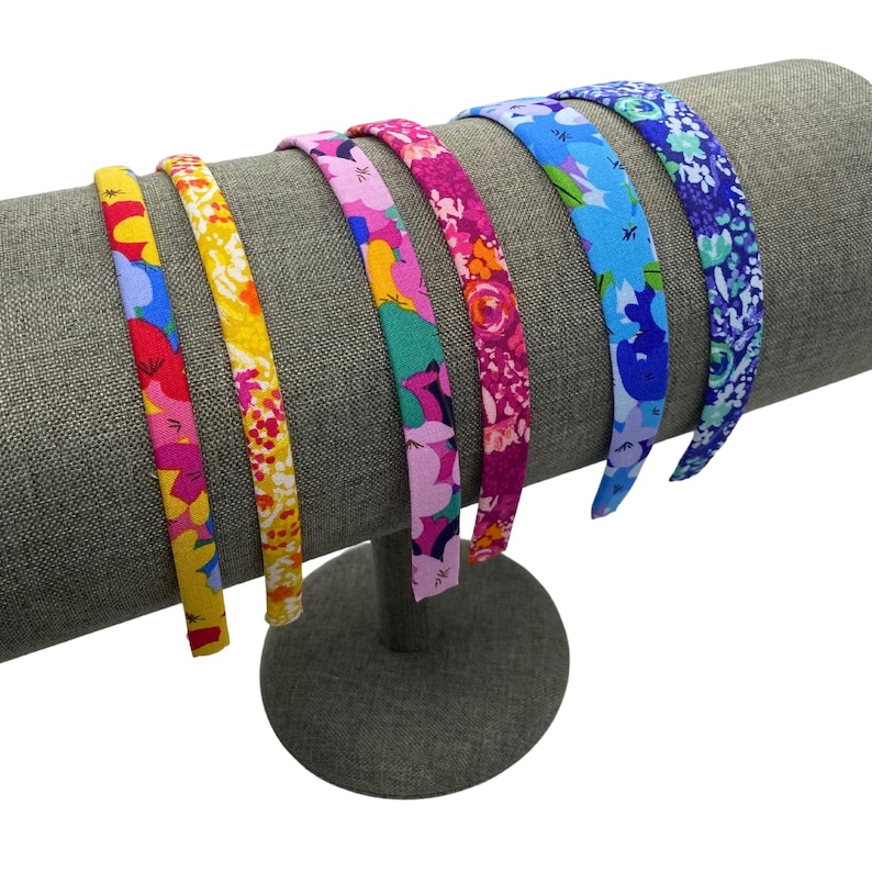 Bright Floral Headband: Colorful Beach Cotton Headbands for Women or ...