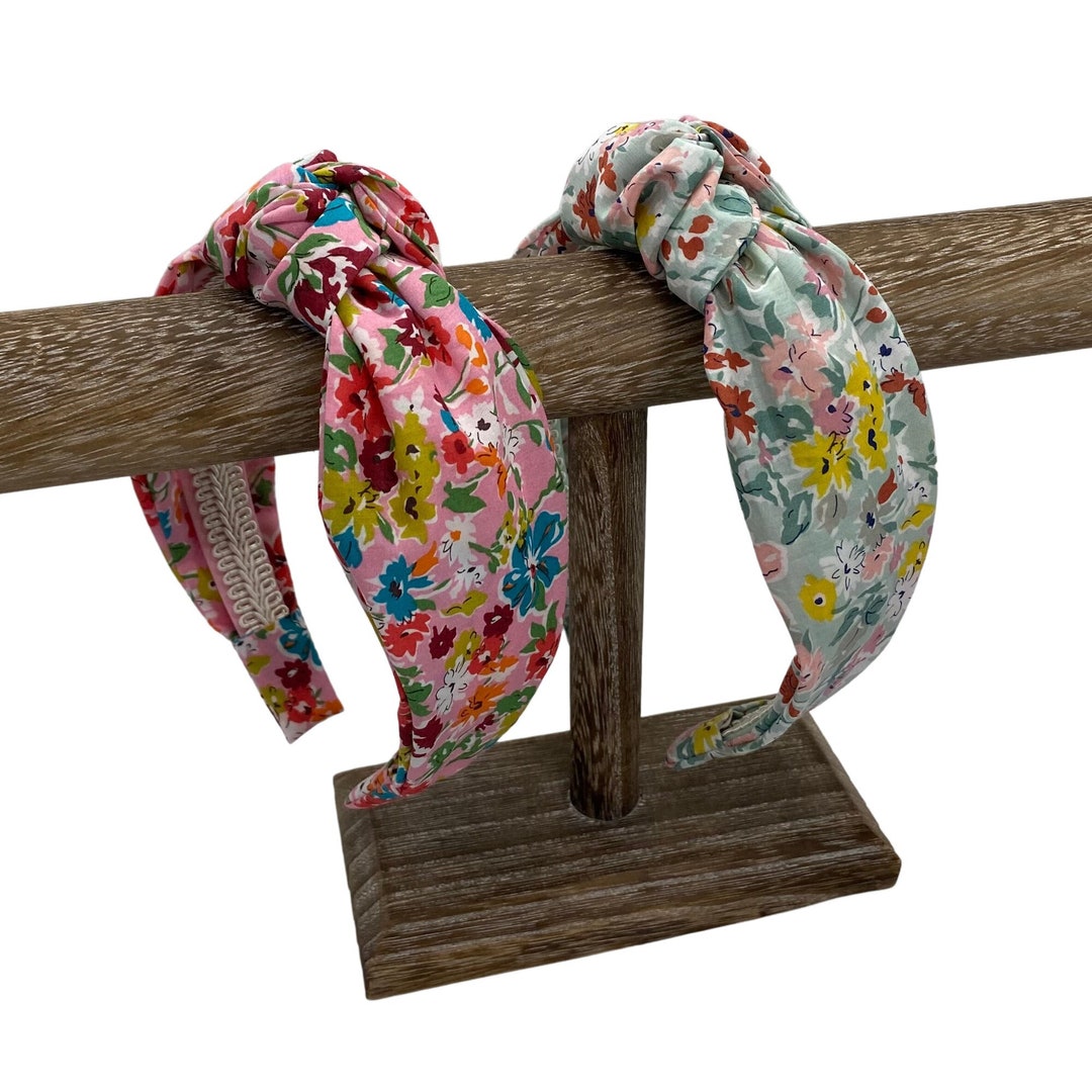 Top Knot Headbands Made From Liberty of London Floral Fabrics - Etsy