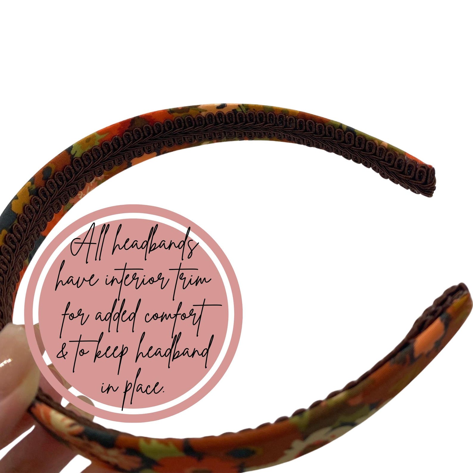 Fall Top Knot and 1 Inch Headbands - Autumn Colors | Pumpkin, Charcoal ...
