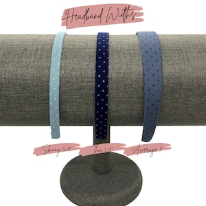 Minimalist Headbands | Preppy Hair Bands | 9 Color Choices in Skinny ...