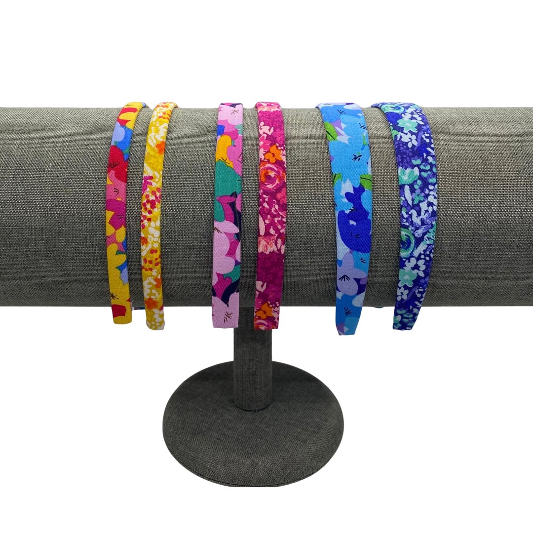 Bright Floral Headband: Colorful Beach Cotton Headbands for Women or ...