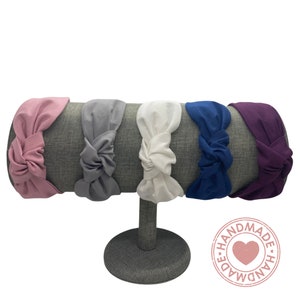 Solid Top Knot Headbands | Knot Headbands for Girls & Women - Etsy