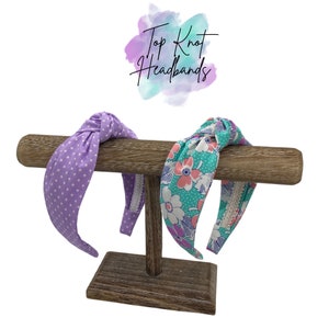 Floral and Polka Dot Headbands | Retro Flowers or Pin Dots| Skinny ...