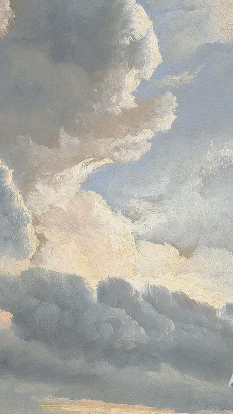 Aesthetic Cloud Phone Background - Digital Download for iPhone or ...