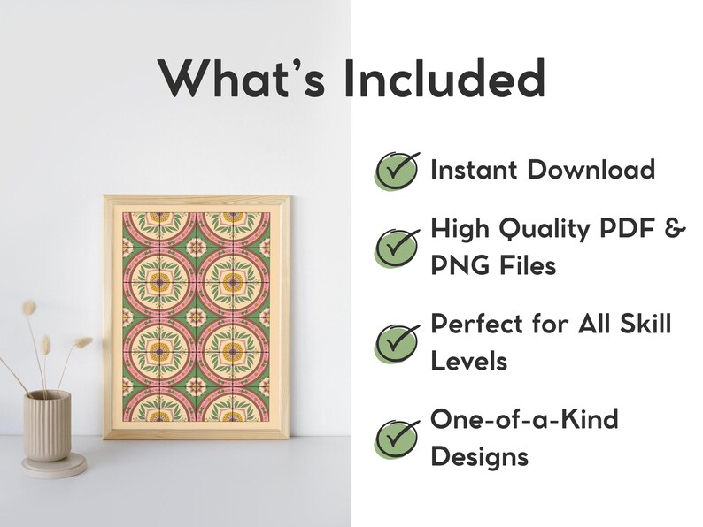 12 Tracing & Coloring Pages : Printable Tile Patterns Coloring for ...