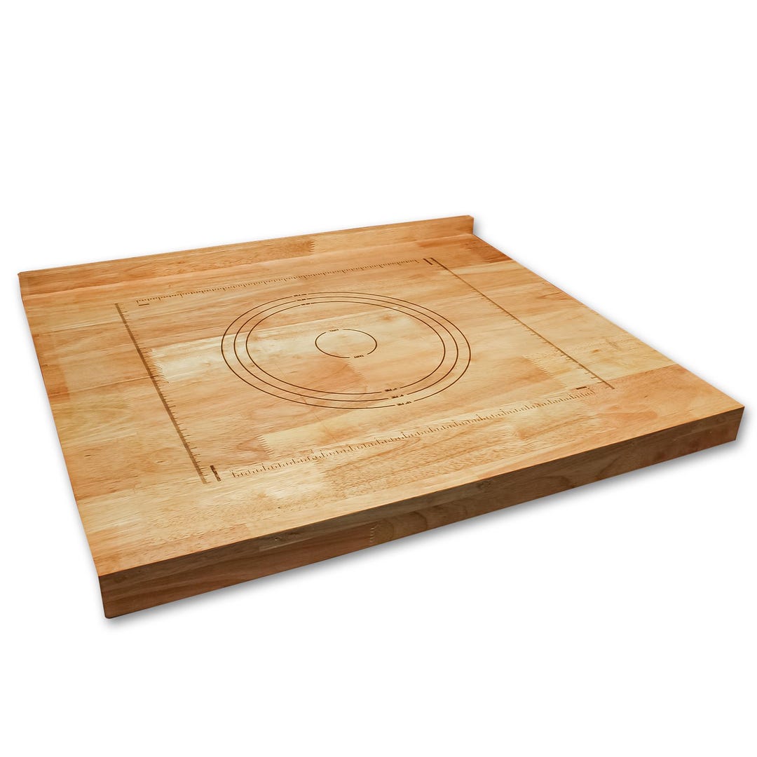Saleberate Extra-large Wooden Ruler Chopping Board 24 X 20 X 1.5 Multi ...