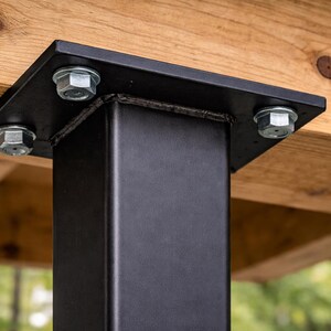 Custom 4x4 Steel Column | Welded Steel Post | Structural Support | Cap ...