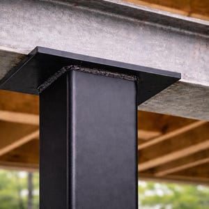 Custom 4x4 Steel Column | Welded Steel Post | Structural Support | Cap ...