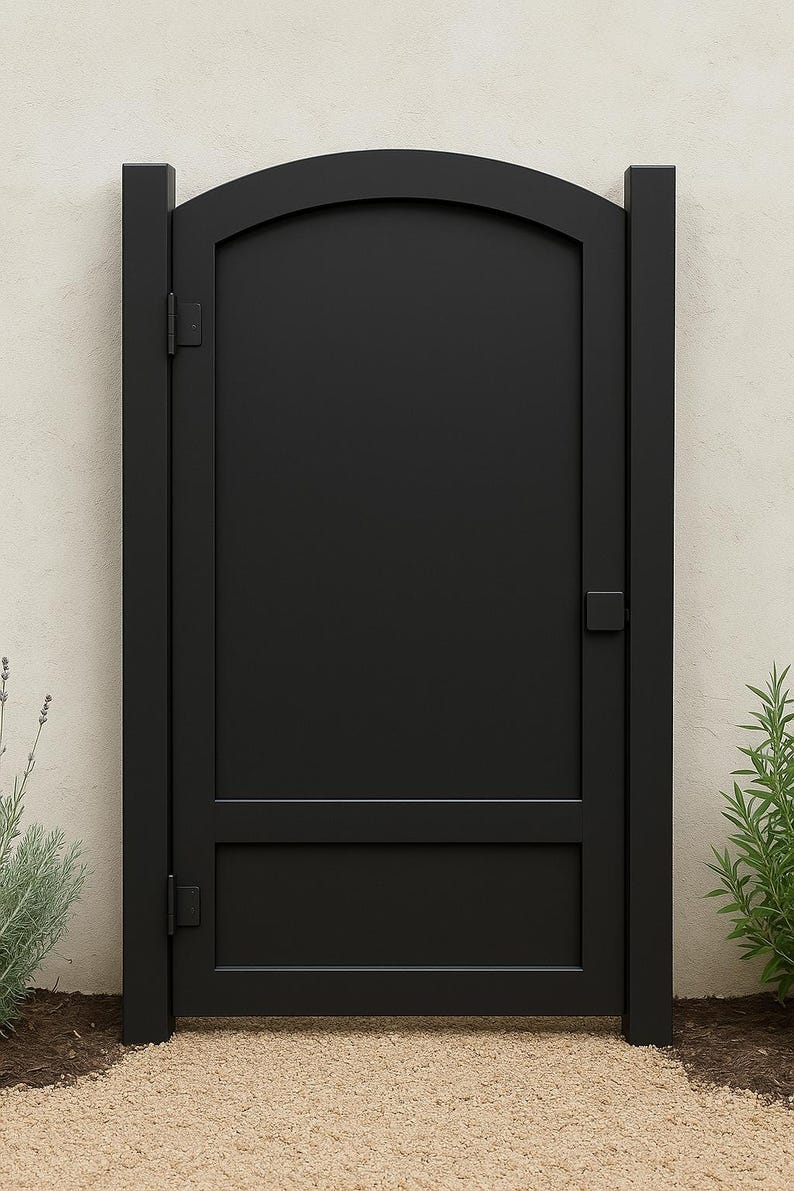 Wrought Iron Garden Gate: Arched Scroll Steel Entry - 36"x48" - Etsy