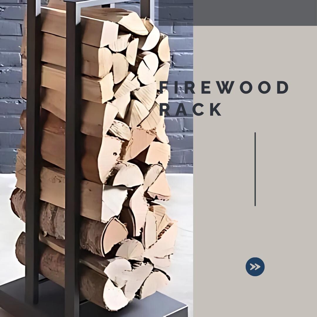 Modern Storage Rack Firewood Rack Vertical Firewood Shelf Indoor ...