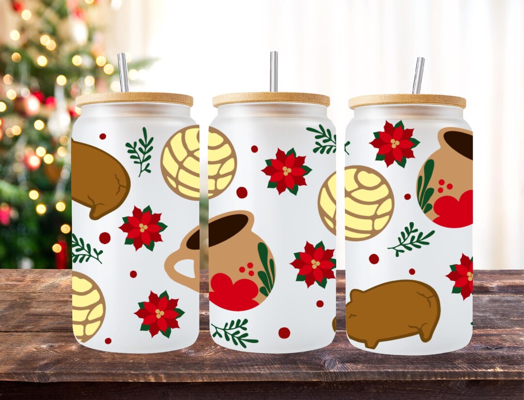 Navidad Christmas Conchas Cafecito Y Chisme Pan Dulce PNG for ...
