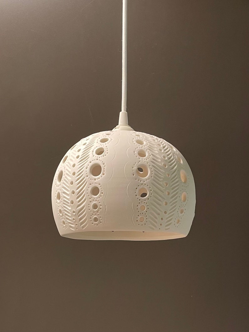 Sea Urchin Pendant Lamp Sphere (made to Order) - Etsy