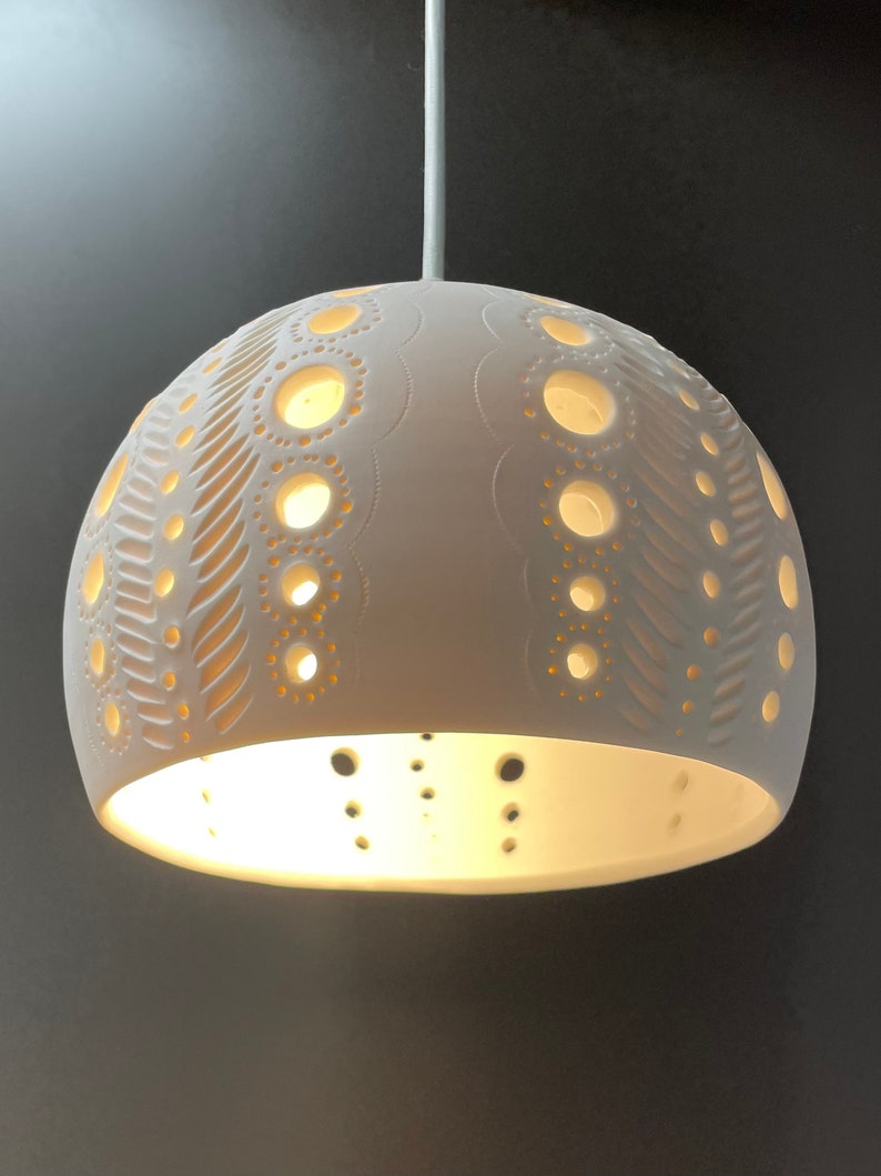 Sea Urchin Pendant Lamp Sphere (made to Order) - Etsy