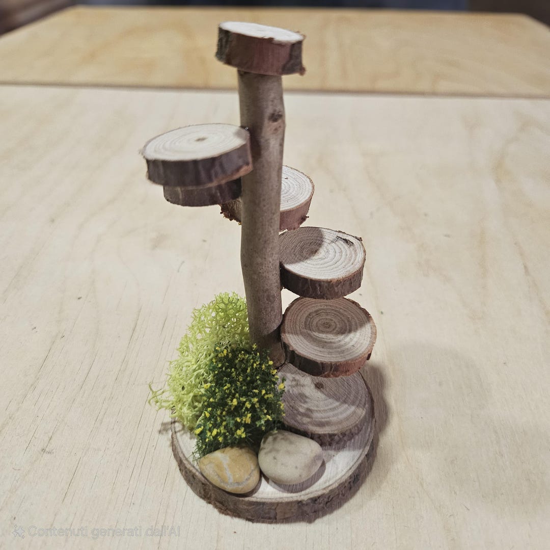 Wooden Spiral Perch for Jumping Spider - Etsy