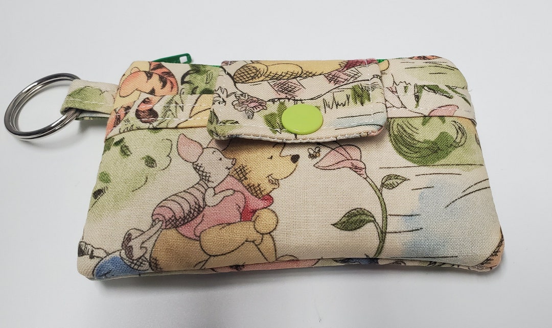 Zipper Mini Wallet Fabric Holder Pouch Key Chain Card Holder - Winnie ...