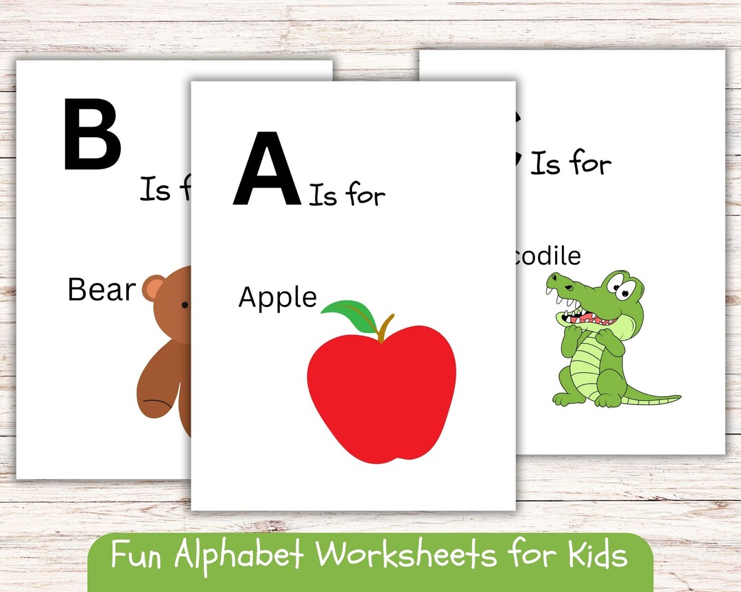 ABC Learning Activities | Fun Alphabet Worksheets | Printable ABC ...