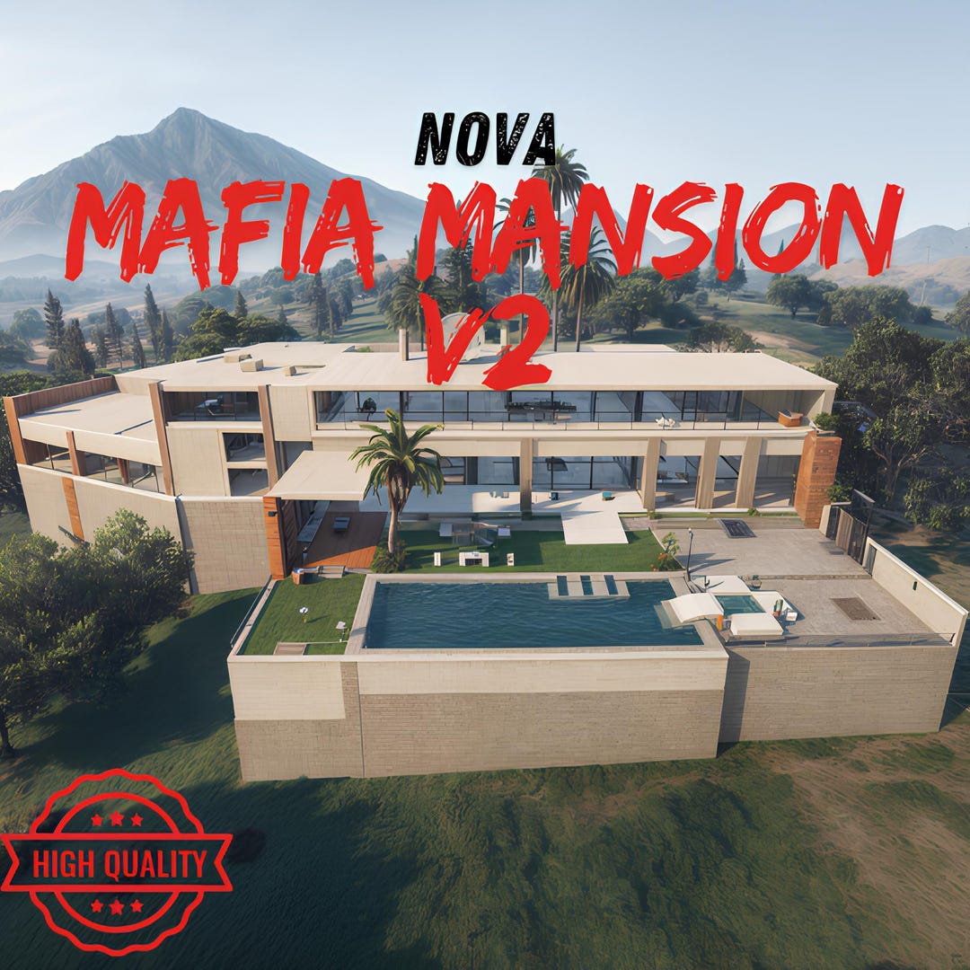 Mafia Mansion V2 MLO | Fivem Optimized Luxury RP Interior | Criminal ...