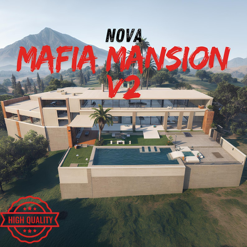 Mafia Mansion V2 MLO | Fivem Optimized Luxury RP Interior | Criminal ...