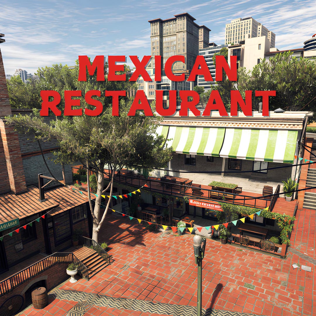 Mexican Restaurant, Mechanic, Nice MLO, Optimized, Mod, High Quality ...