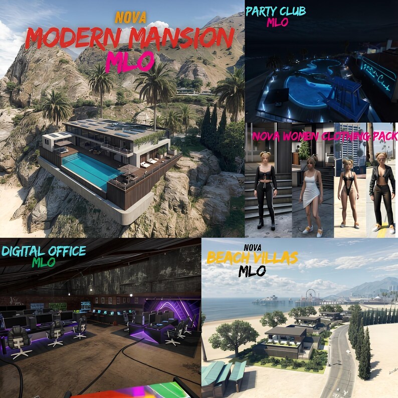 Nova Palm Club MLO | Optimized Fivem Roleplay Mod | High Quality GTA V ...