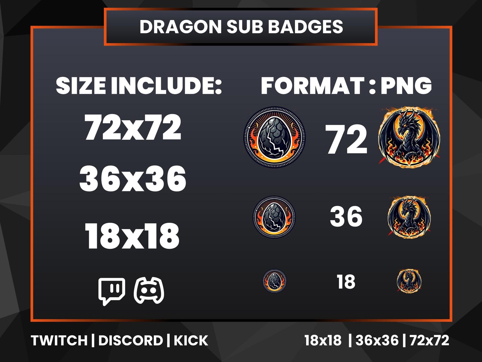 Dragon Twitch Sub Badges | Twitch Badges | Dragon Bit Badges | Twitch ...