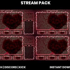 Valentines Twitch Stream Pack| Love | Cupid |stream Pack | Animated ...