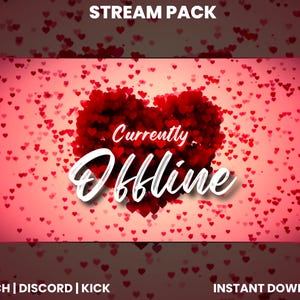 Valentines Twitch Stream Pack| Love | Cupid |stream Pack | Animated ...