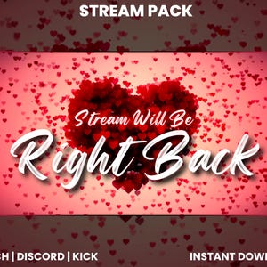 Valentines Twitch Stream Pack| Love | Cupid |stream Pack | Animated ...