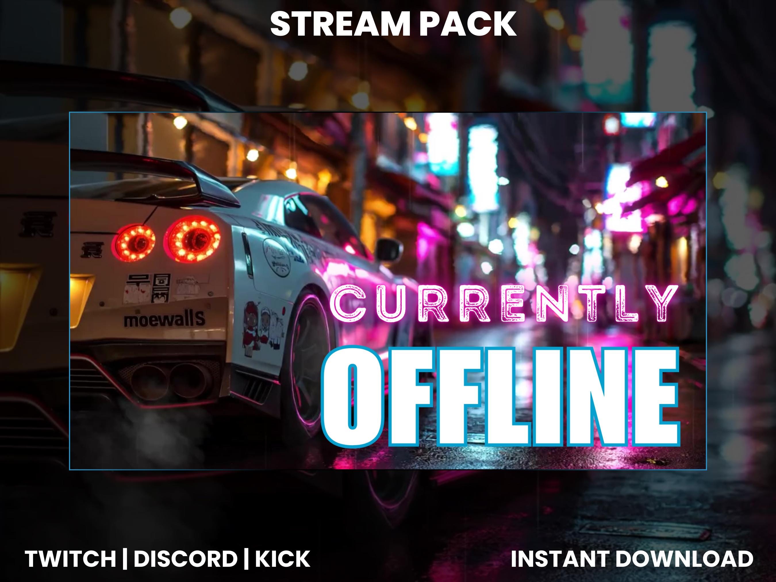 Car Themed Stream Pack | Car Overlays | Stream Pack | Animated Screens ...