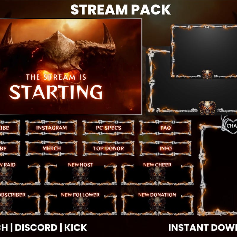 Diablo Iv Twitch Overlay - Etsy