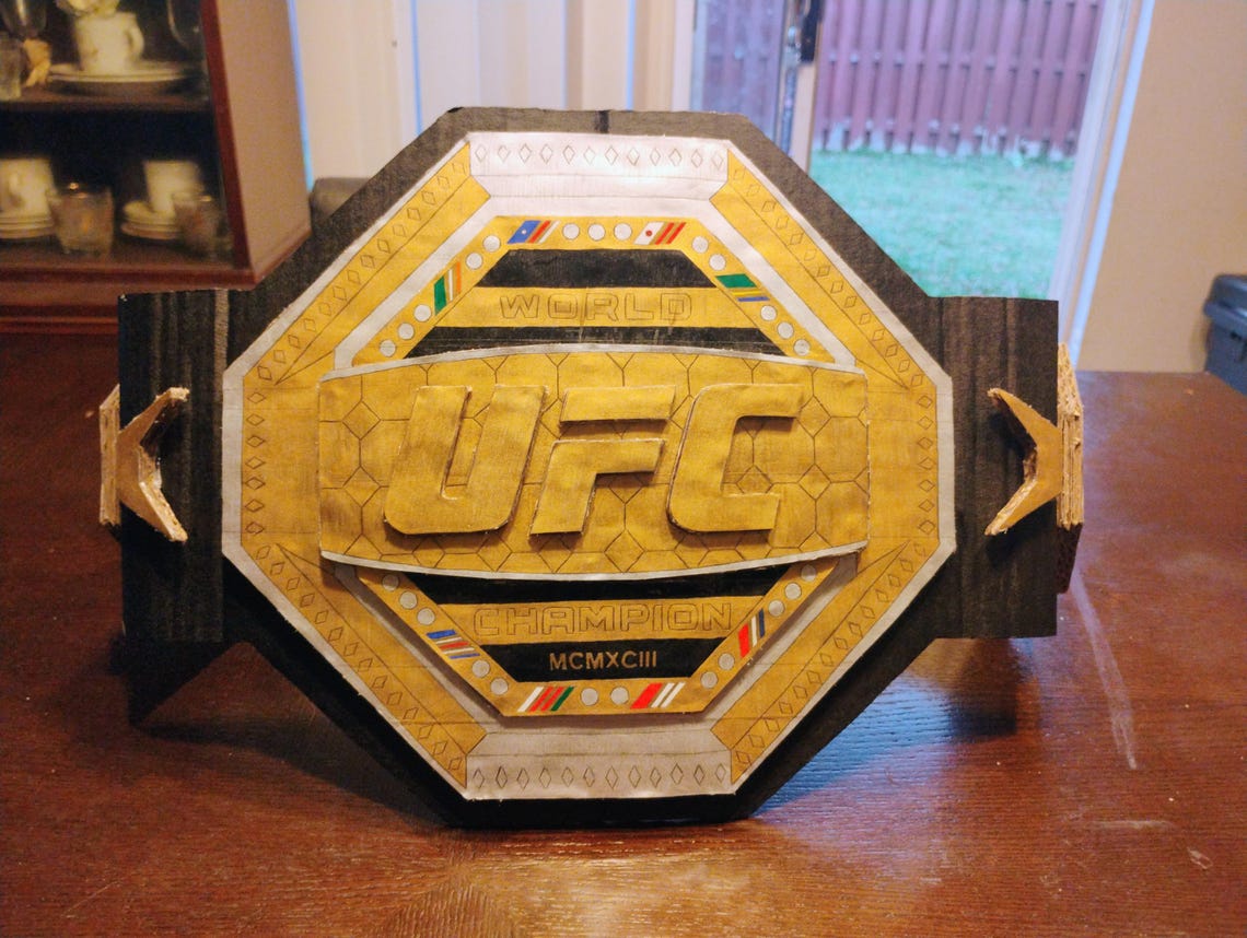 UFC World Championship Legacy Belt - Etsy