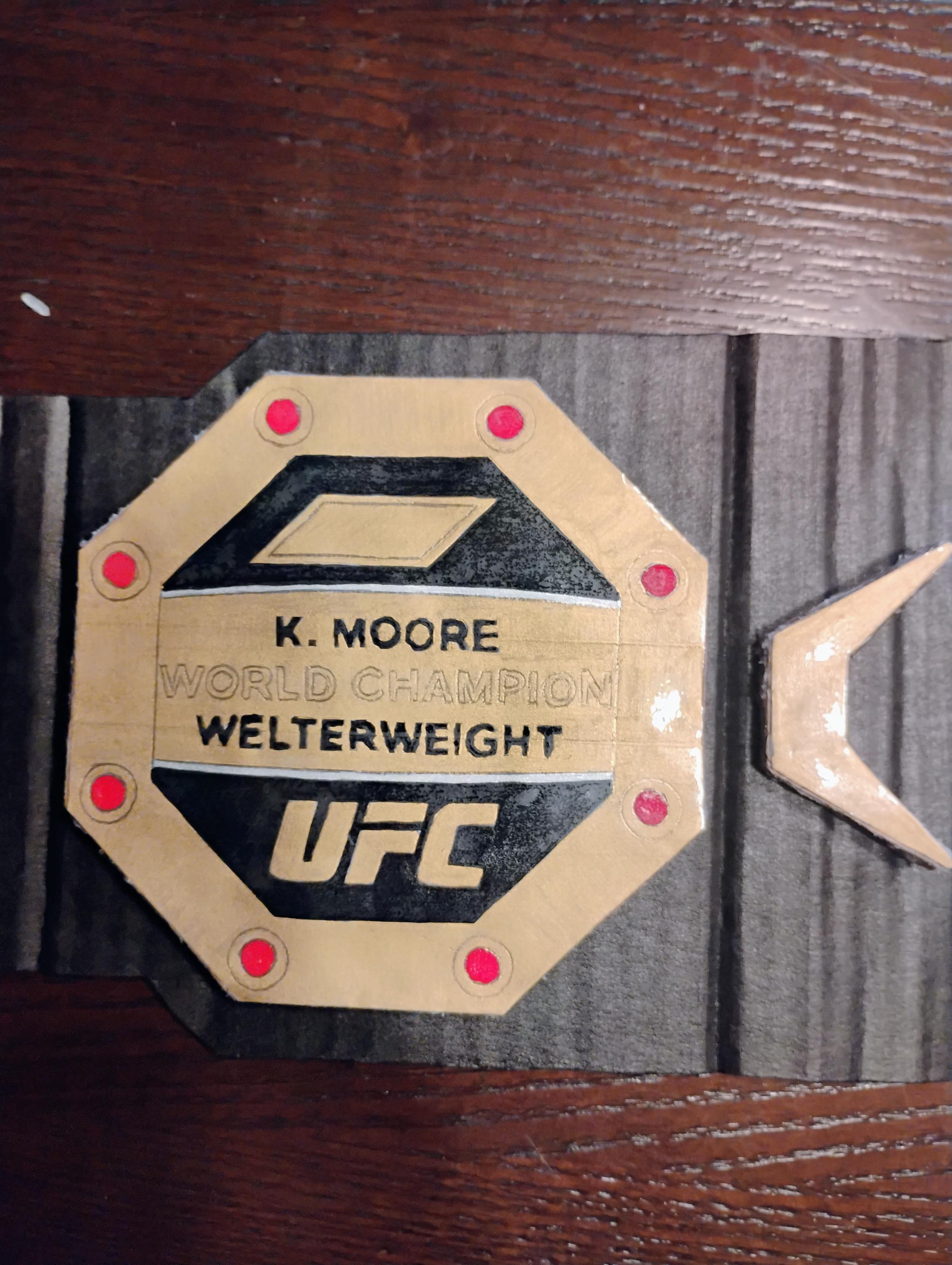 UFC World Championship Legacy Belt - Etsy