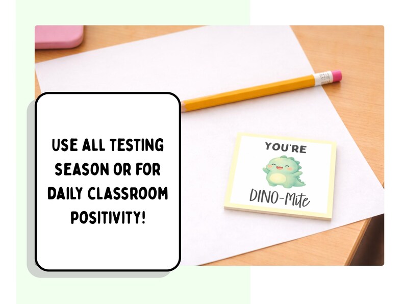 Student Motivation Cards | Encouragement Notes for Testing (digital ...