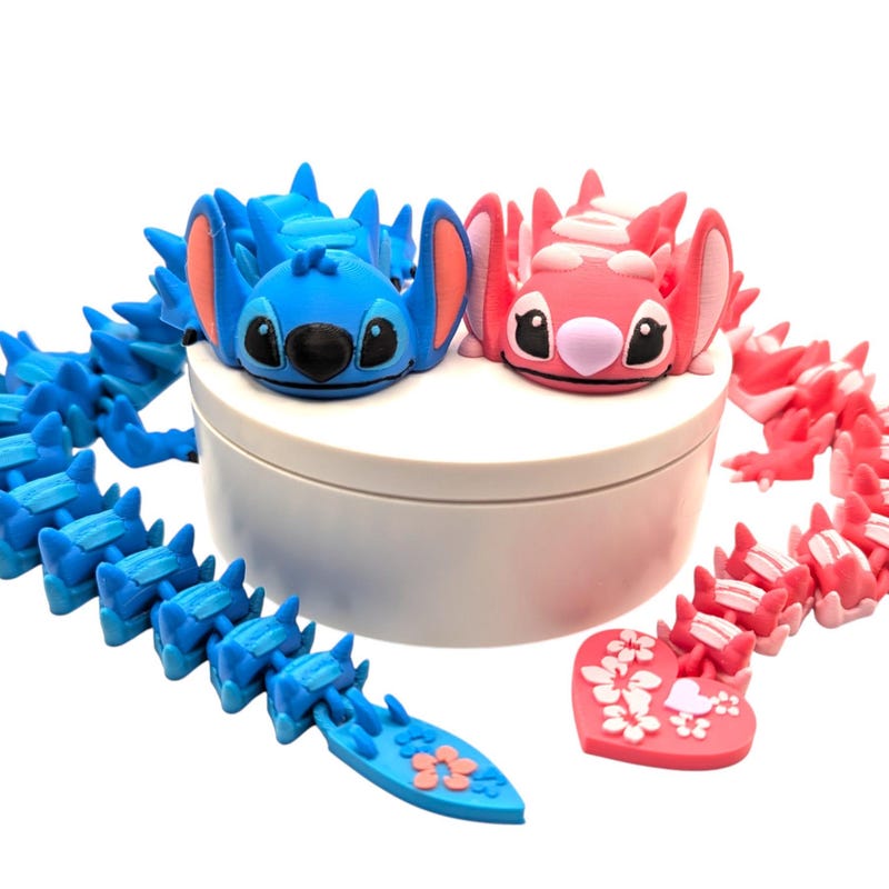 Stitch Dragon Stl File - Etsy
