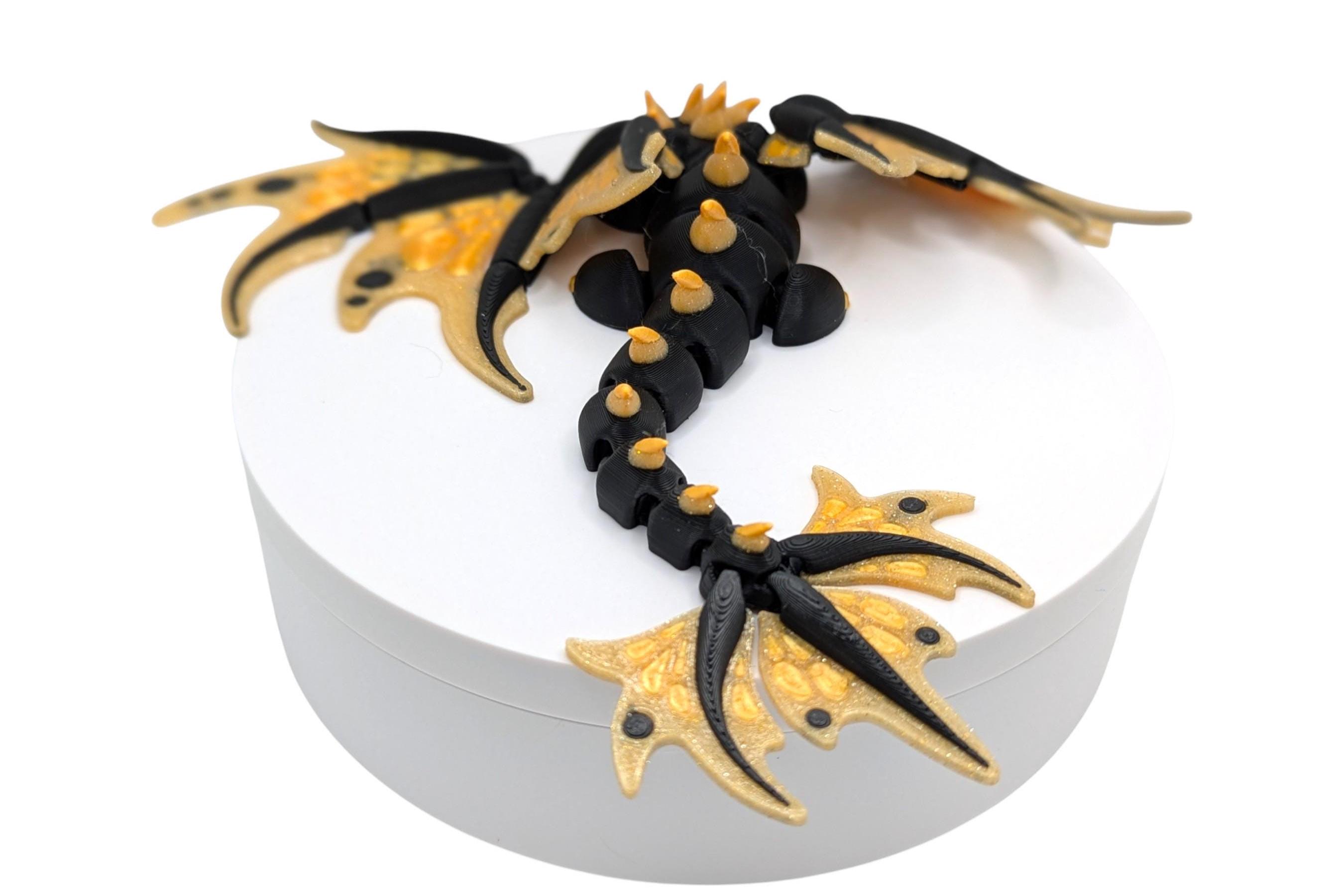 3D Printed Monarch Dragon With Articulating Wings - Etsy