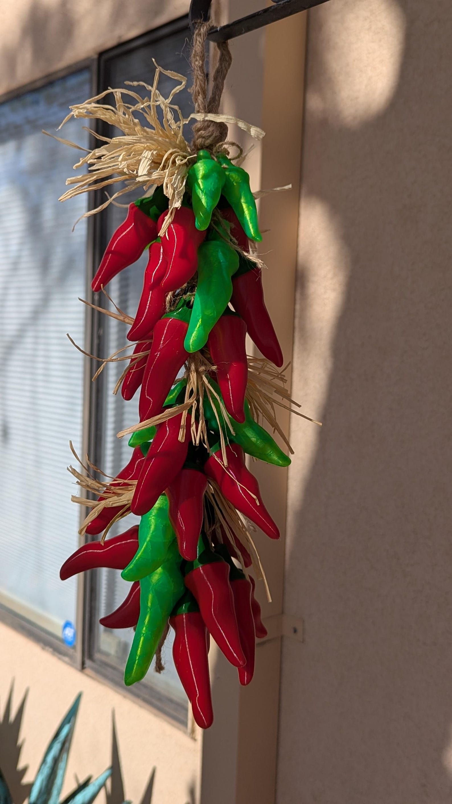 Chili Pepper Ristra 3D Printed, Southwest Chili Ristra, Chile Pepper ...