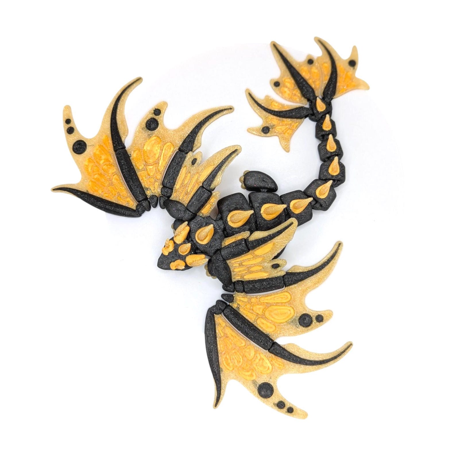 3D Printed Monarch Dragon With Articulating Wings - Etsy