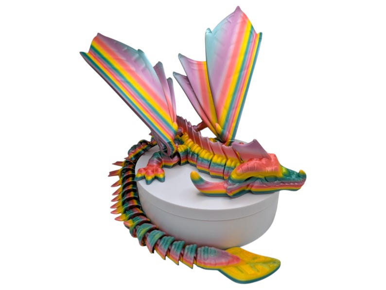 3D Printed Leafwing Dragon Created by the Dragons Den, Articulated ...