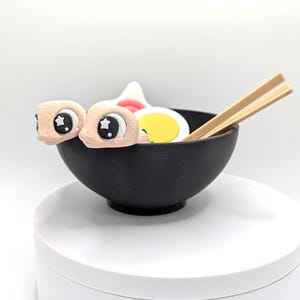Snake Noodle Ramen 3D Printed, Green Onion Snake, Two Noodle Snakes ...