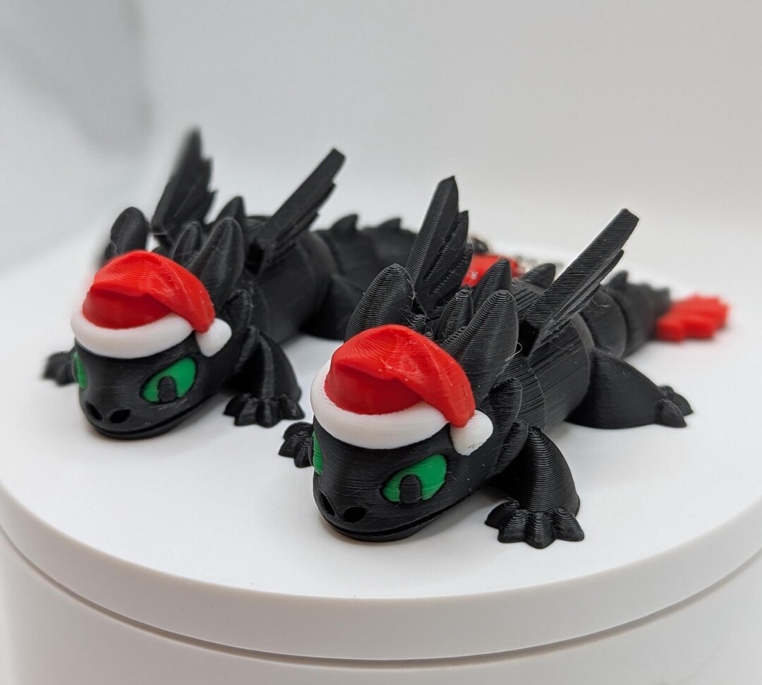 Holiday Fun: Toothless Dragon Fidget Toy Keychain Charm - Etsy