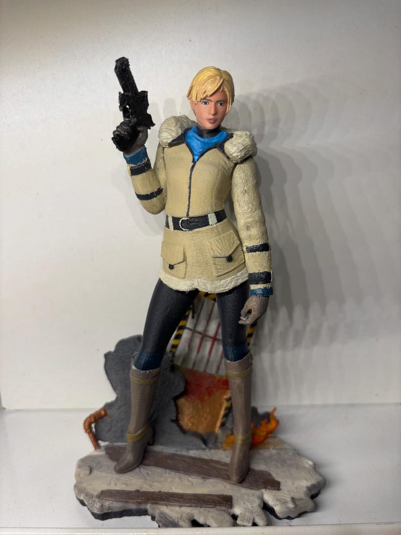 Resident Evil 6 Sherry Birkin Figure 3D Printed Leon Kennedy - Etsy