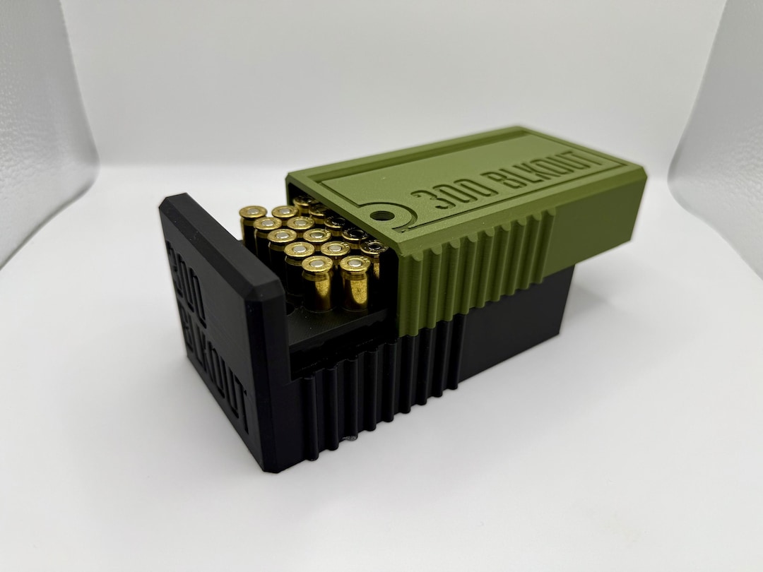 Tough 300 Blackout Ammo Box With Caliber Marking | 50 Rounds | 3D ...
