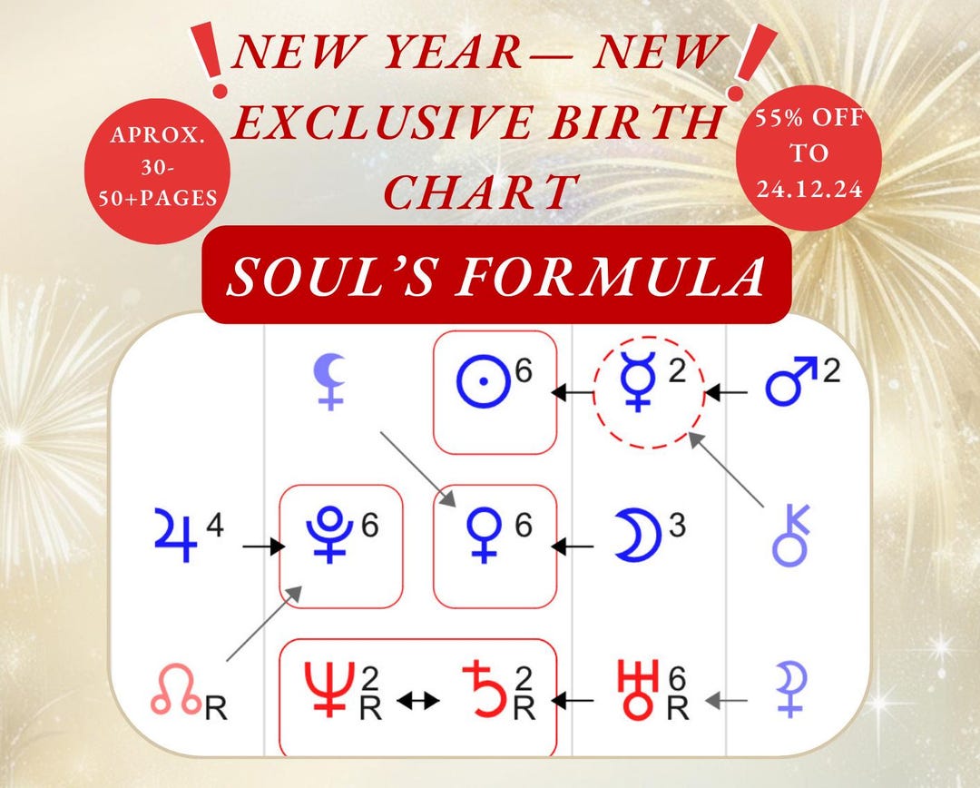 Astrology Birth Chart Reading NEW Exclusive Souls Formula Unlock Your ...